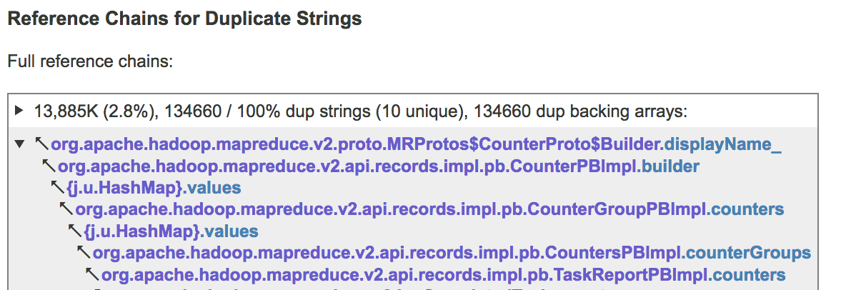 Online Documentation for JXRay Java Memory Analyzer